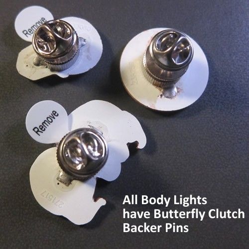 Led Christmas Pins Body Lights Bongo Flashers