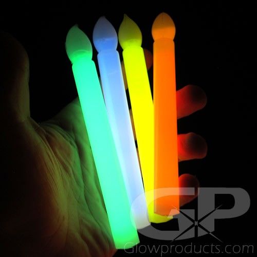 Candle shaped glow sticks store