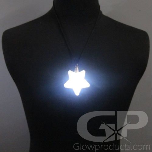 Large Soft LED Star Pendant with White Glow Glowproducts